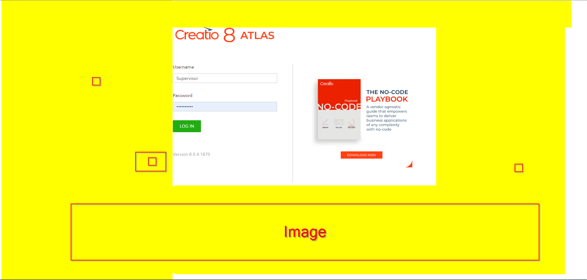 Insert background image in Login Page | Community Creatio